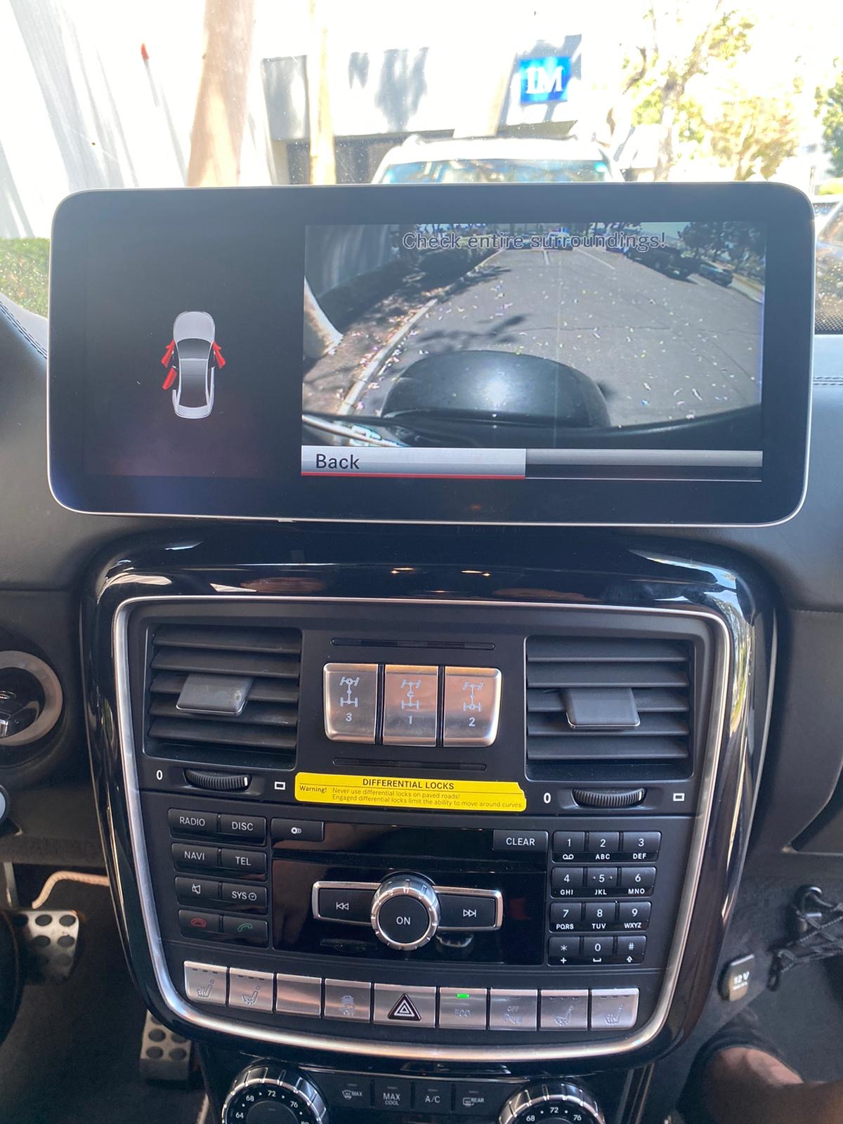 Mercedes G-class Screen Upgrade with 12.3" HD touchscreen (2013-2018)