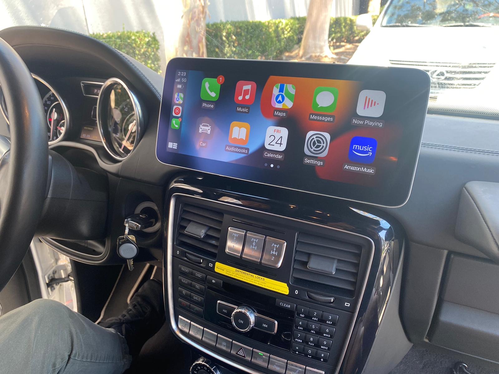 Mercedes G-class Screen Upgrade with 12.3" HD touchscreen (2013-2018)