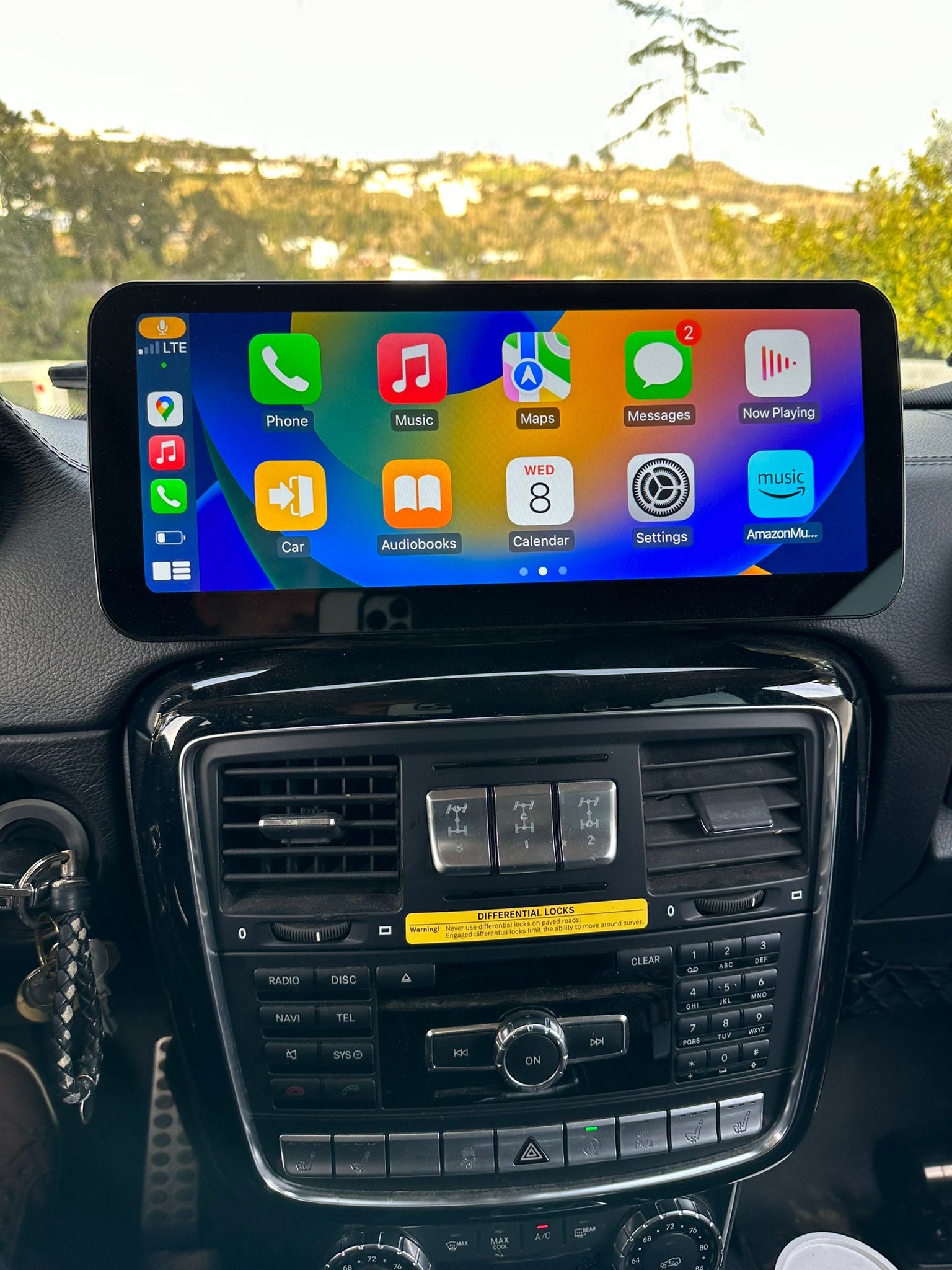 Mercedes G-class Screen Upgrade with 12.3" HD touchscreen (2013-2018)