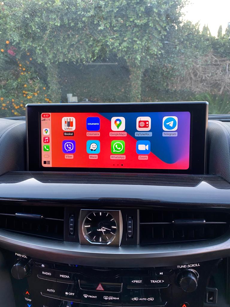 Lexus Apple CarPlay interface (2014 - present) | Mozart Electronics